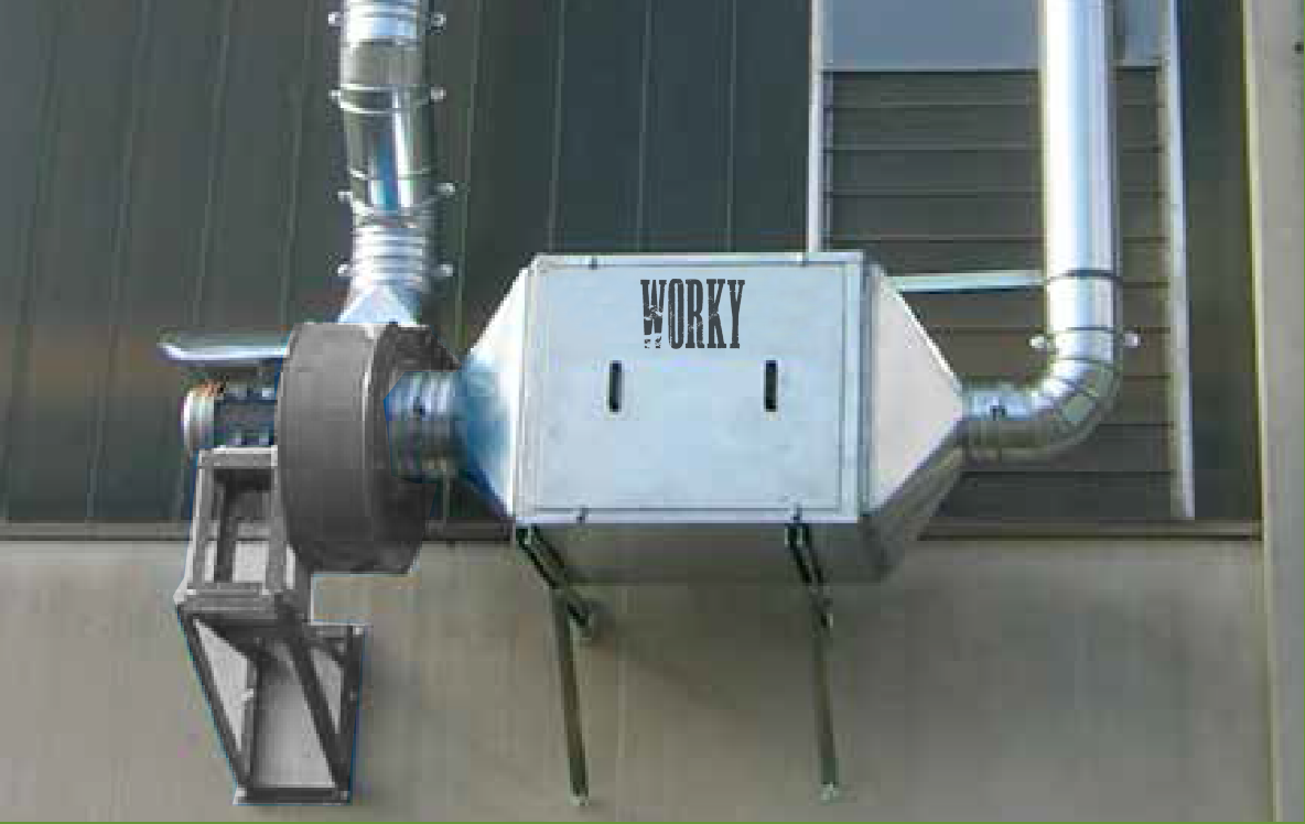 Welding fume extractor: data and statistics on employee well-being