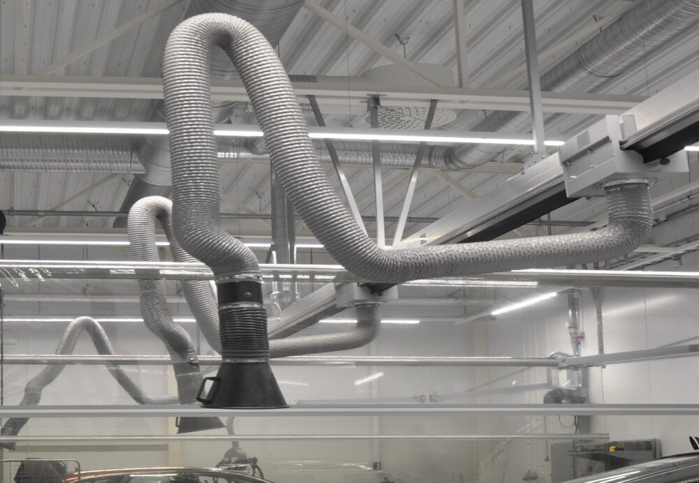 Fumes extraction systems: combining design and functionality