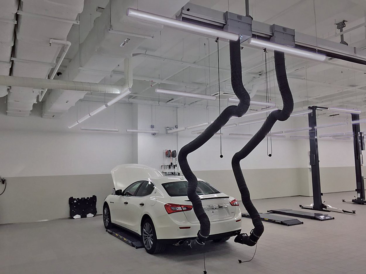 Innovative solutions for vehicle exhaust extraction systems