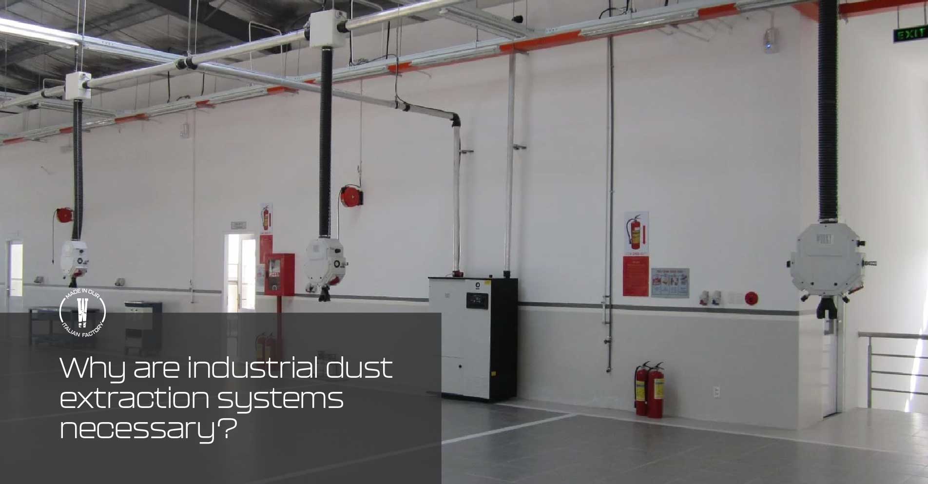 Why are industrial dust extraction systems necessary?