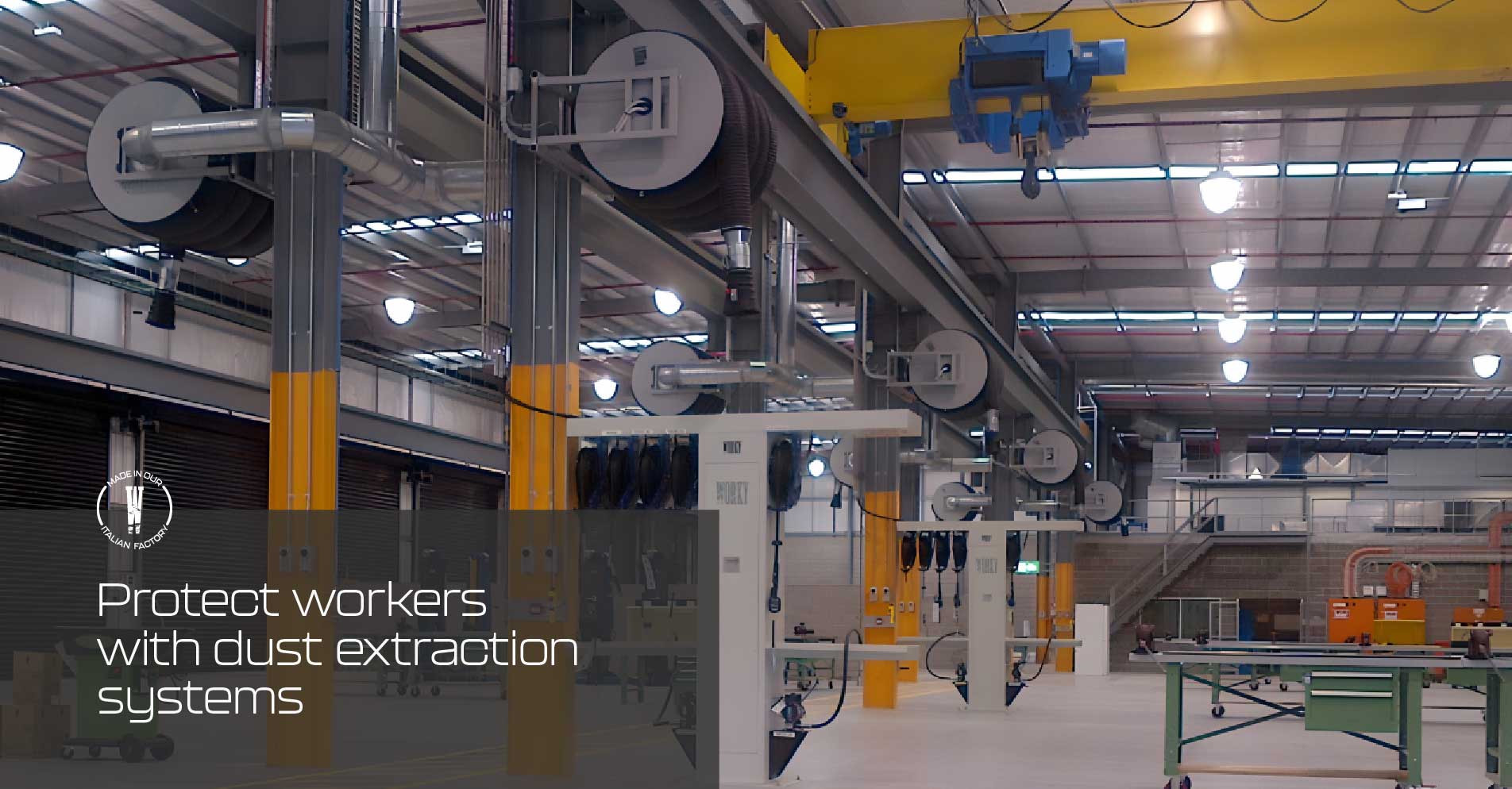 Protect operators with dust extraction systems