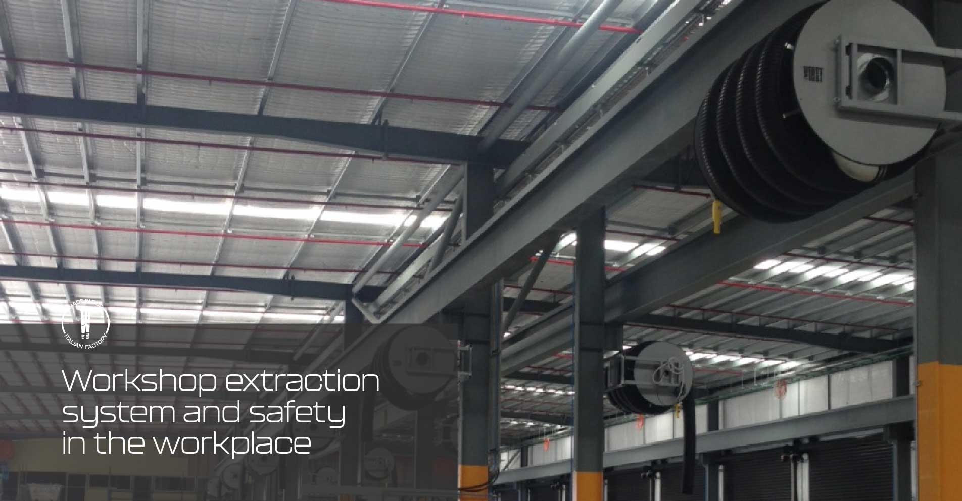 Workshop extraction system and safety in the workplace