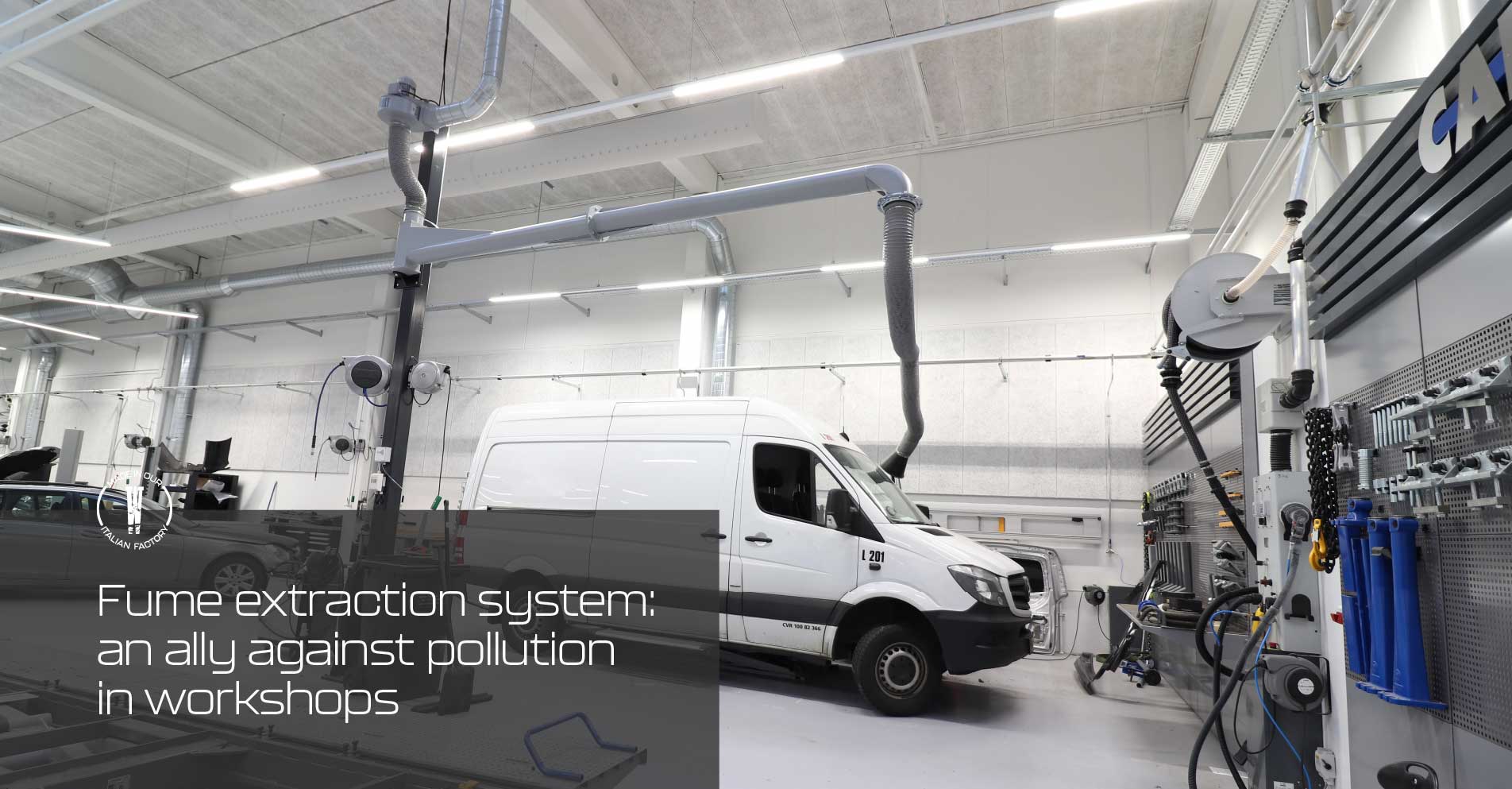 Fume extractor system: an ally against pollution in the workshop