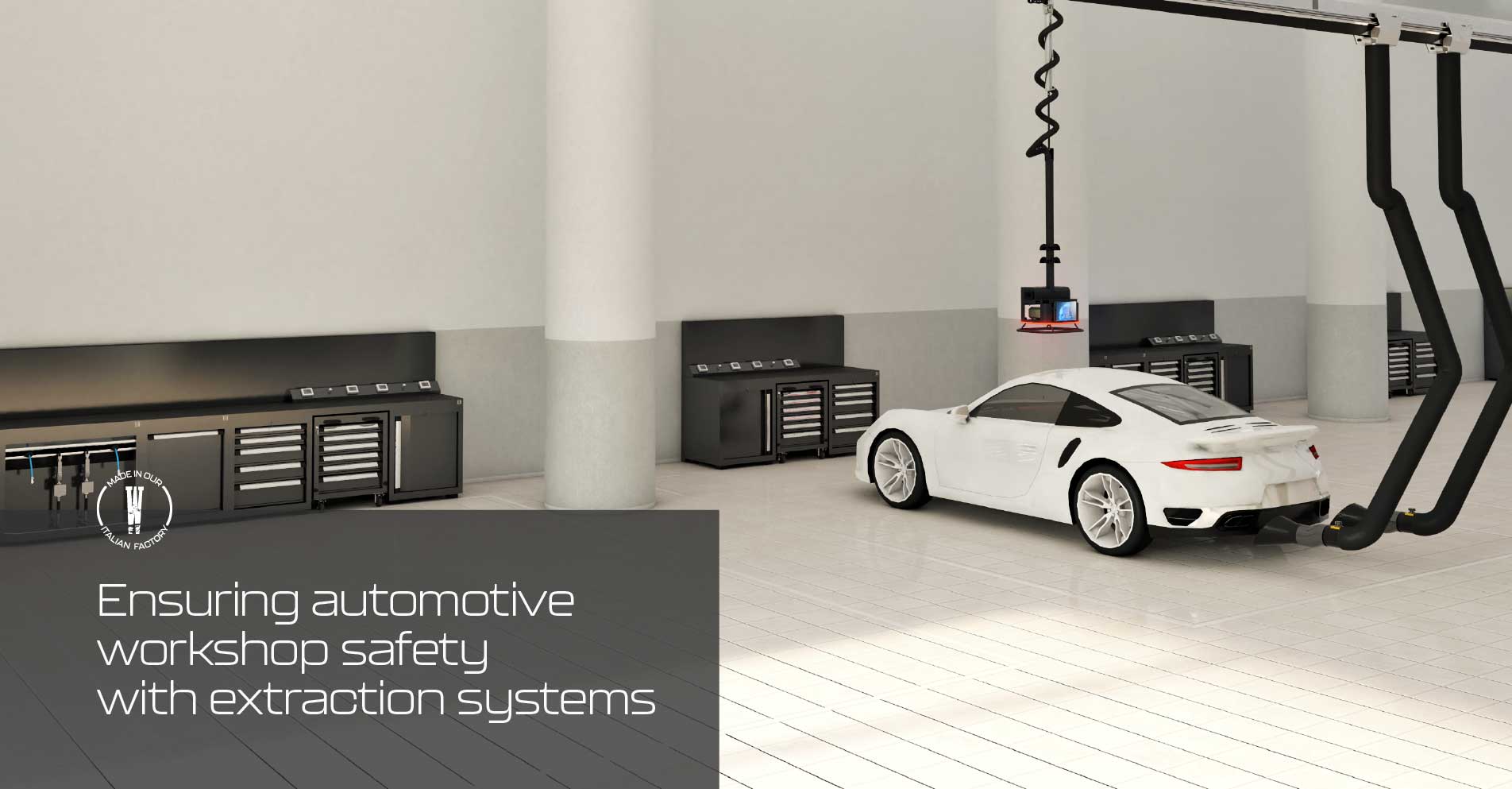 Ensuring Automotive workshop safety with gas extraction systems
